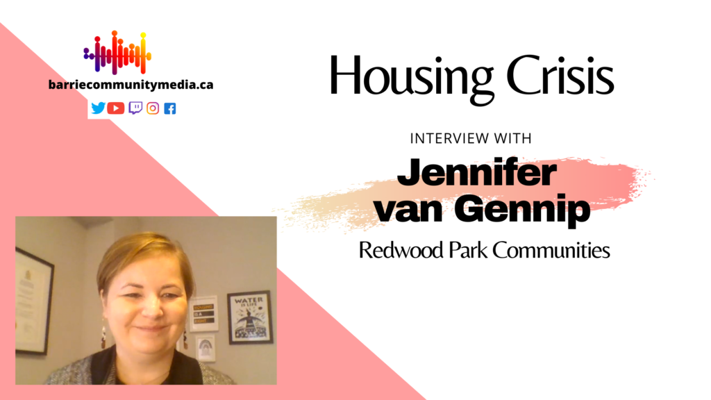 Housing Crisis with Jennifer van Gennip - Barrie Community Media